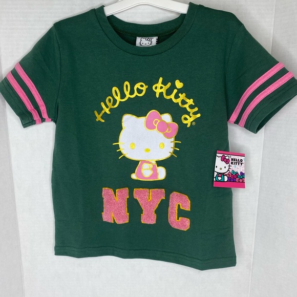 Hello Kitty | Shirts & Tops | Hello Kitty Girls Jersey Style Pullover ...